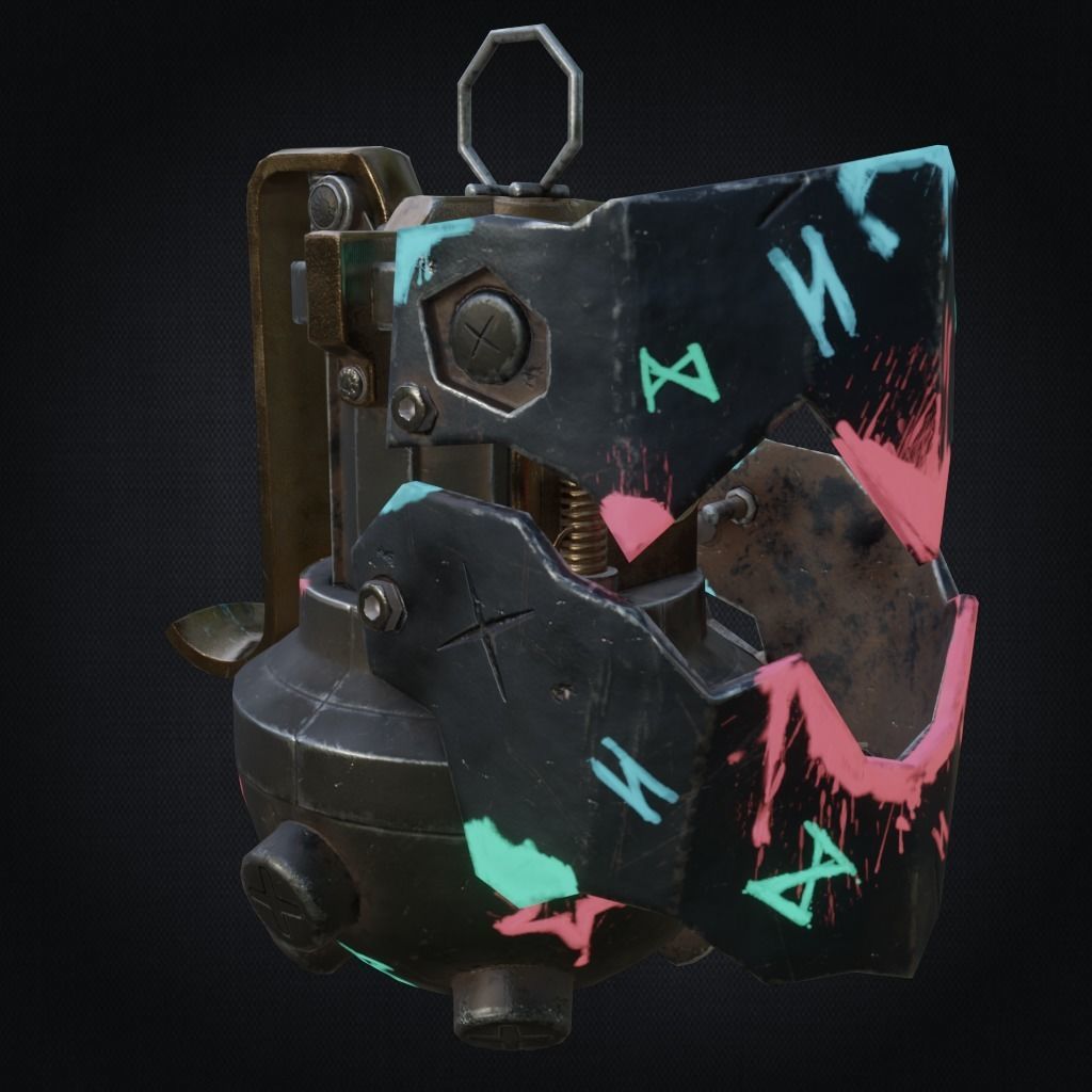 3D model Jinx grenade VR / AR / low-poly | CGTrader