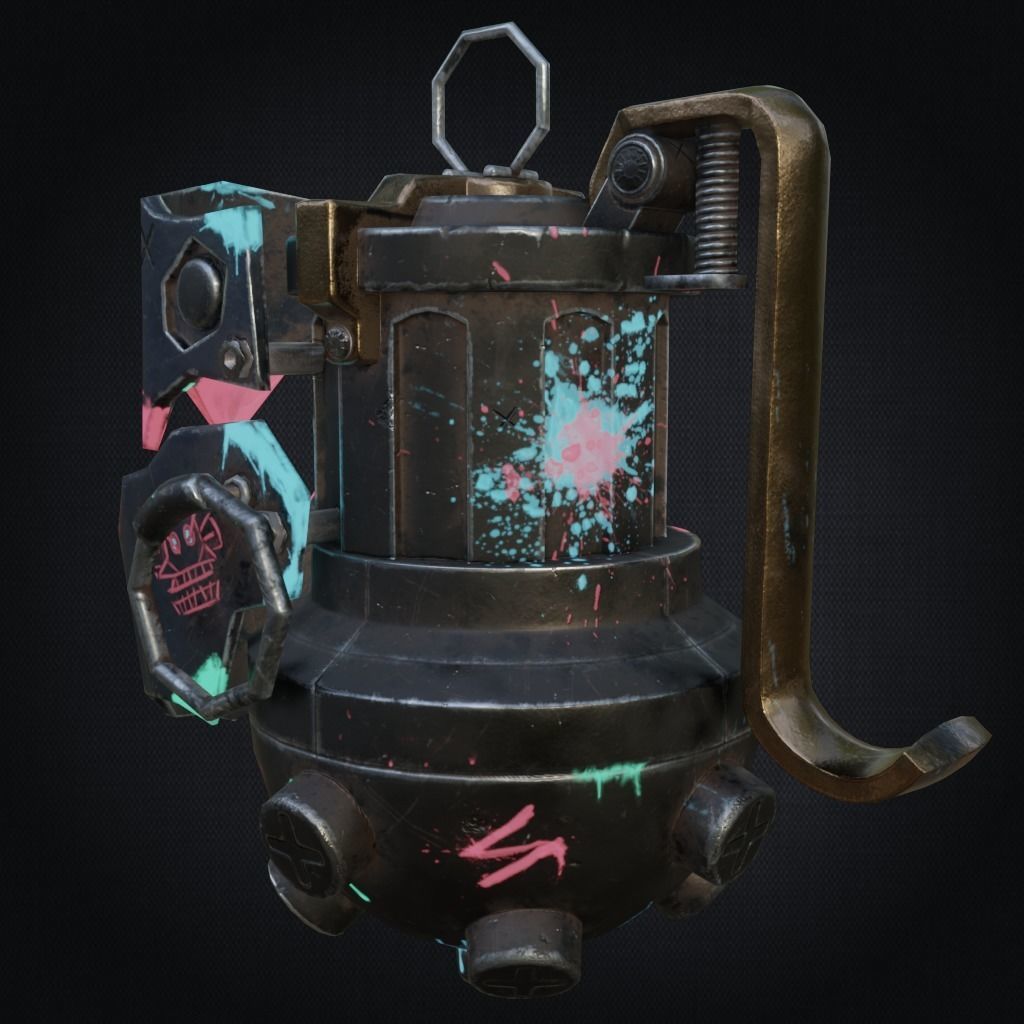 3D model Jinx grenade VR / AR / low-poly | CGTrader