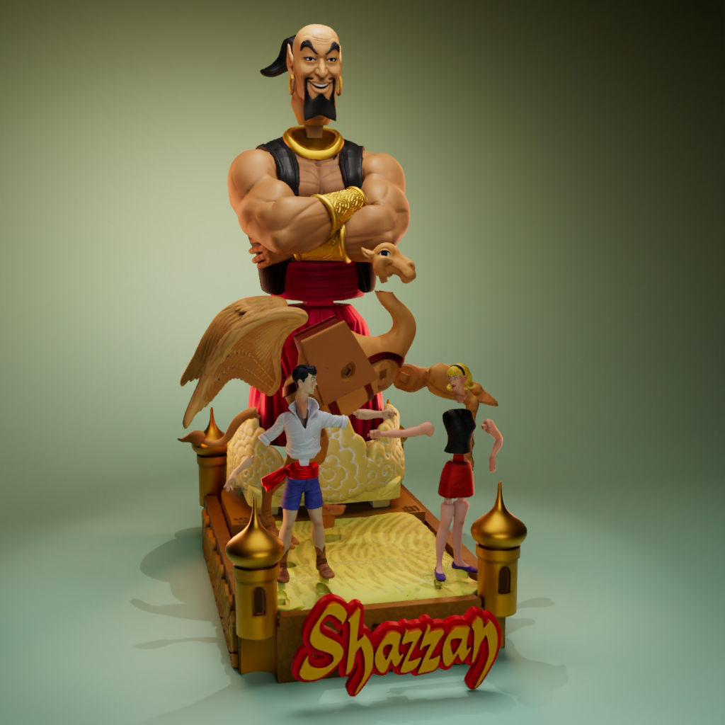 Shazzan-Epic Diorama 5 3D model 3D printable | CGTrader