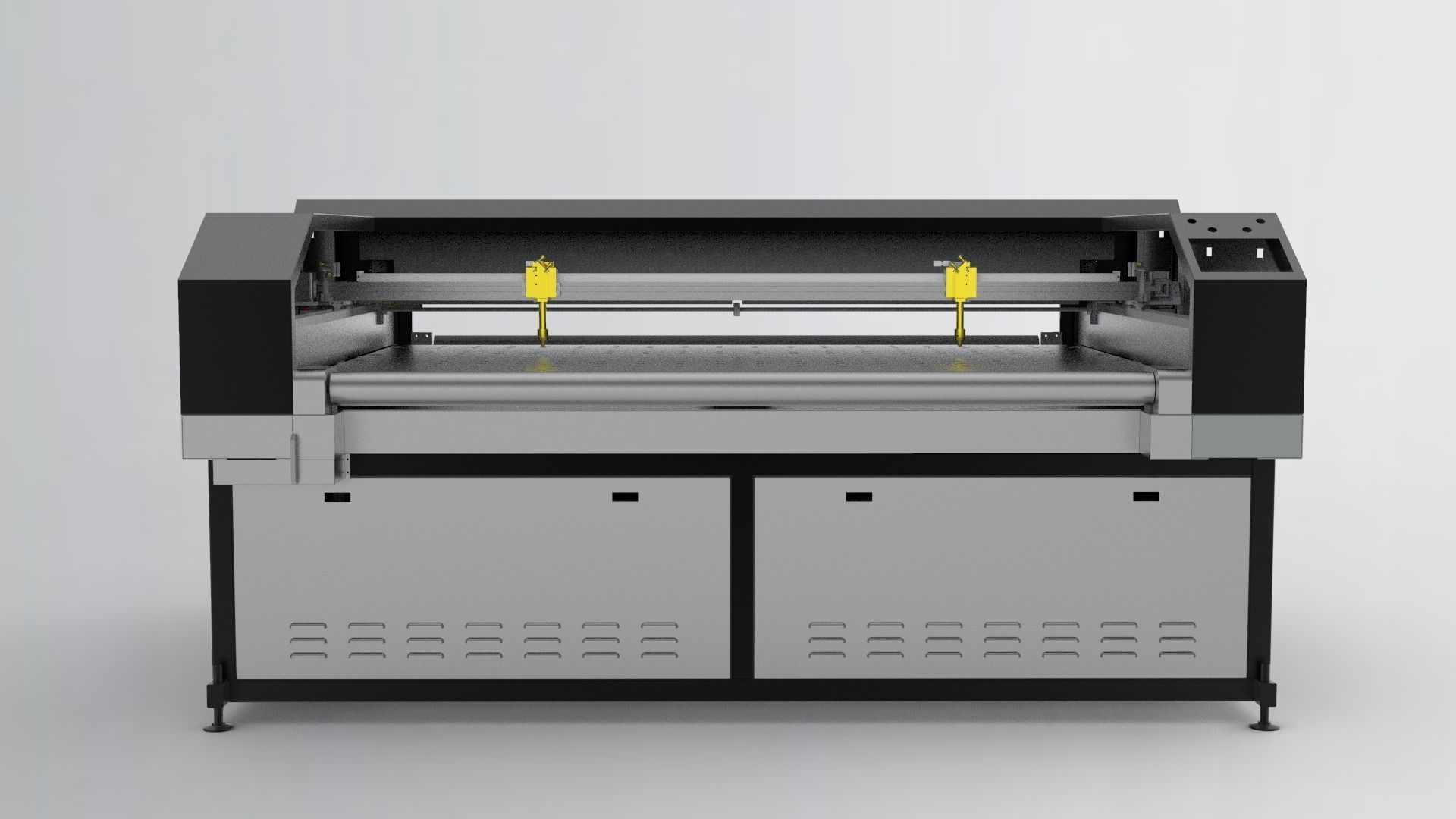 Laser cutting machine 3D model | CGTrader