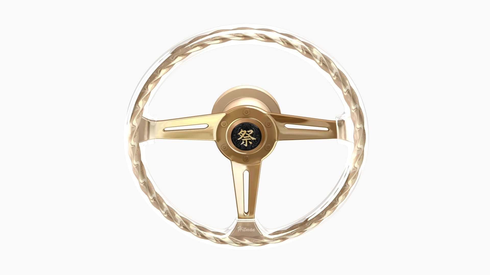 3D model Hitman Twist Gold steering wheel VR / AR / low-poly | CGTrader