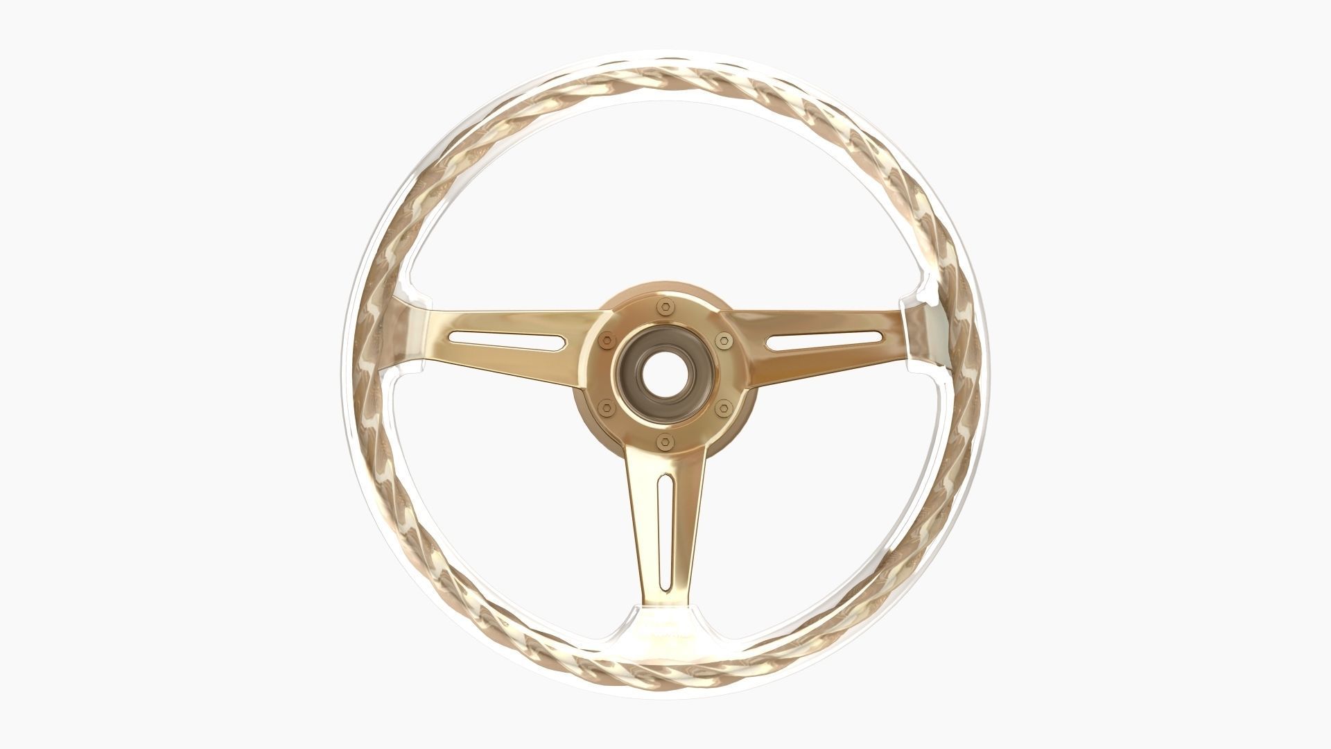 3D model Hitman Twist Gold steering wheel VR / AR / low-poly | CGTrader