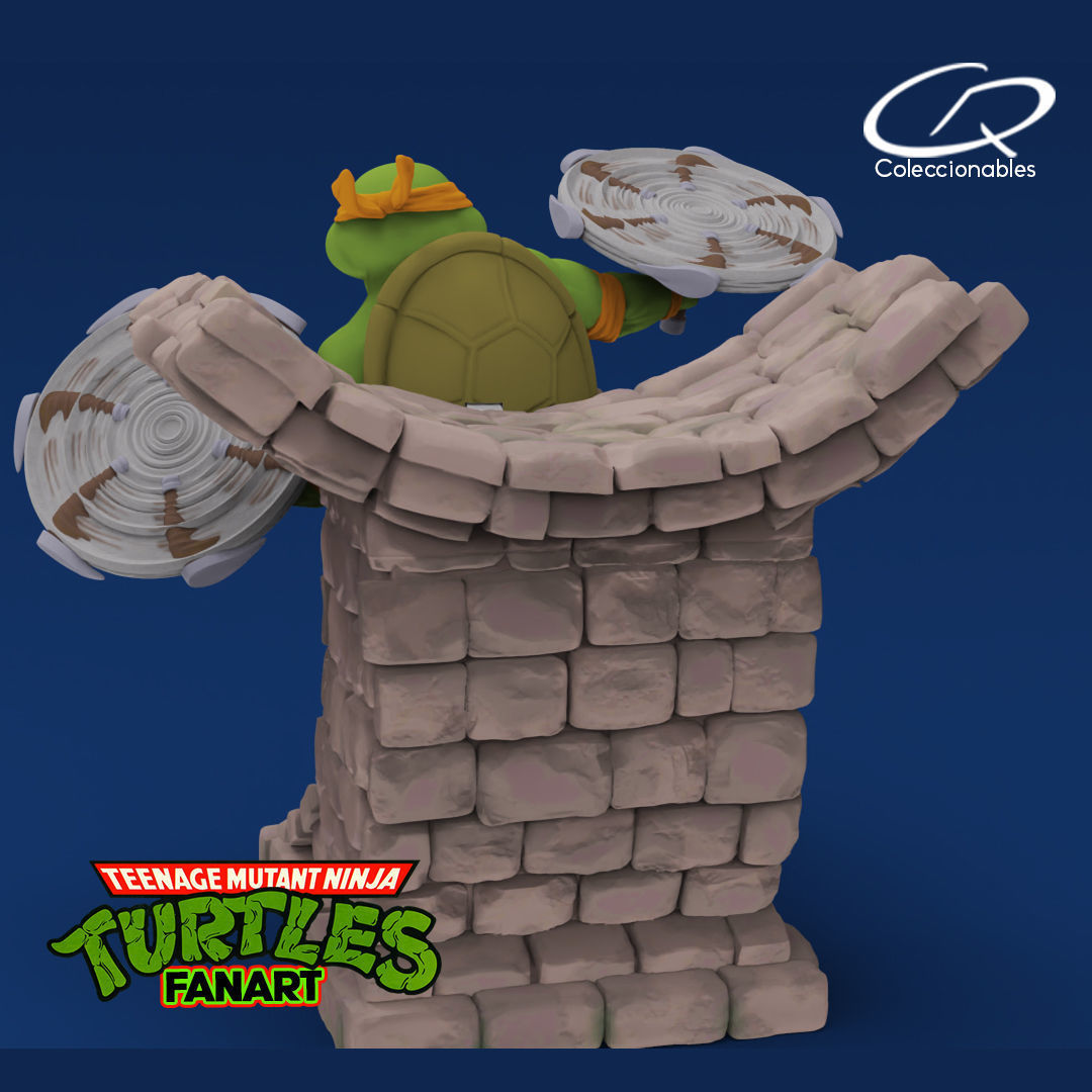 Teenage Mutant Ninja Turtles Fanart - Michaelangelo 3D model 3D ...