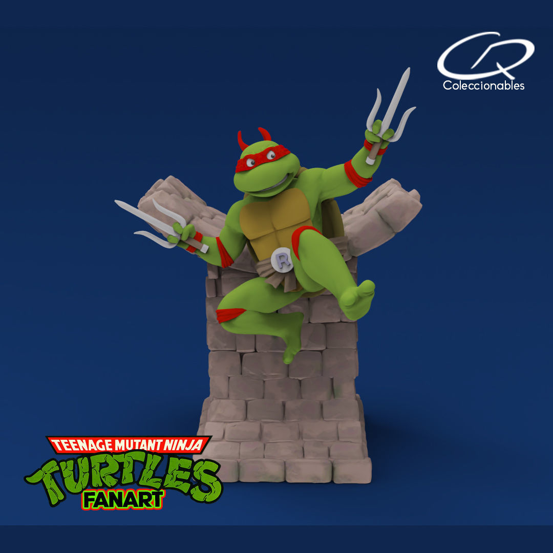 Teenage Mutant Ninja Turtles Fanart - Raphael 3D model 3D printable ...