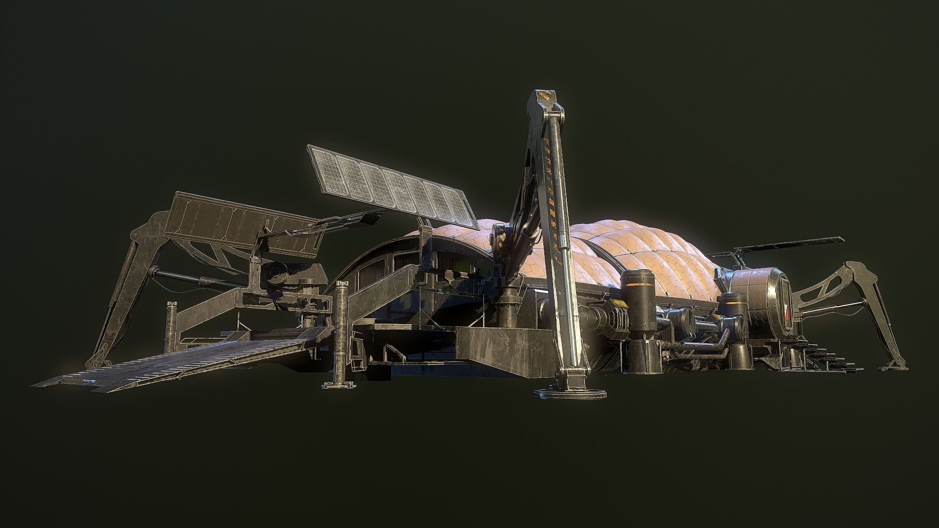 Mars Station 3D model | CGTrader