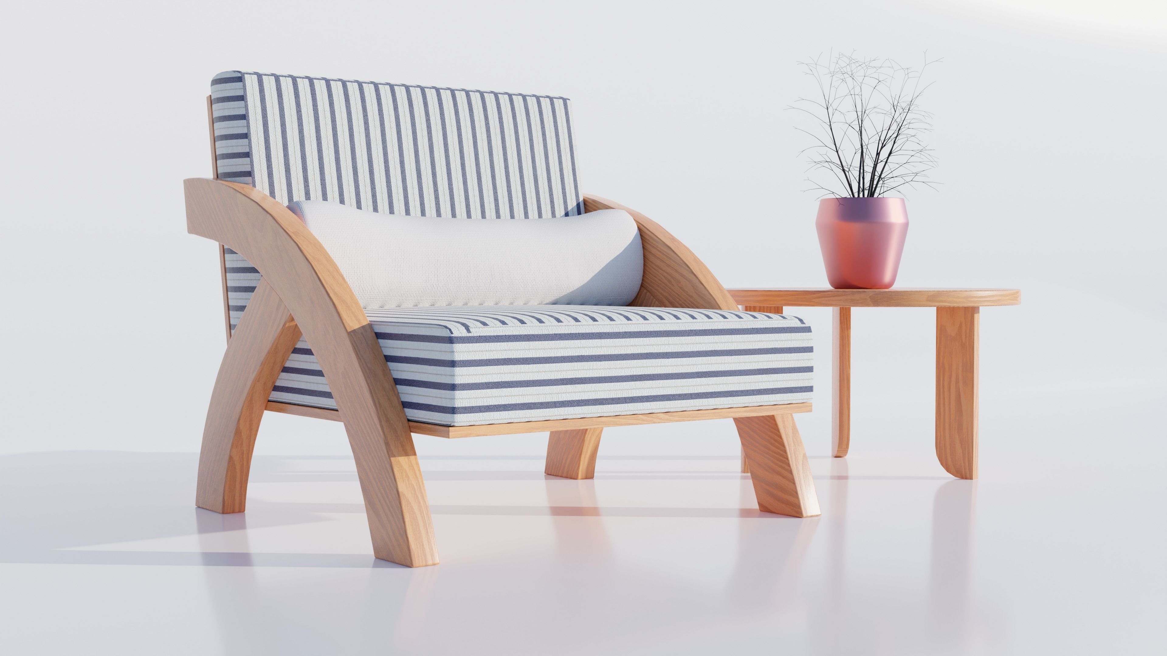 Arch Sofa Design 3D model | CGTrader
