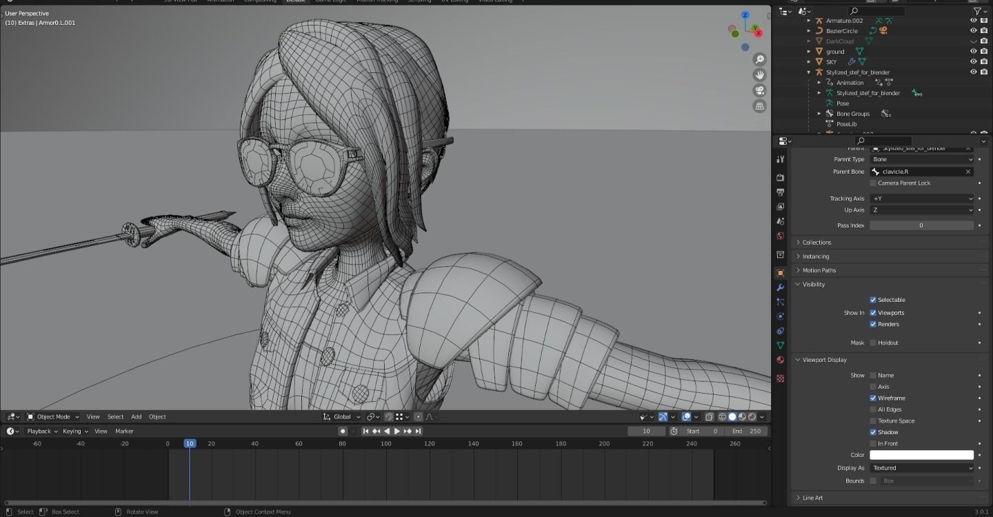 ACTION STEF 3D model rigged | CGTrader