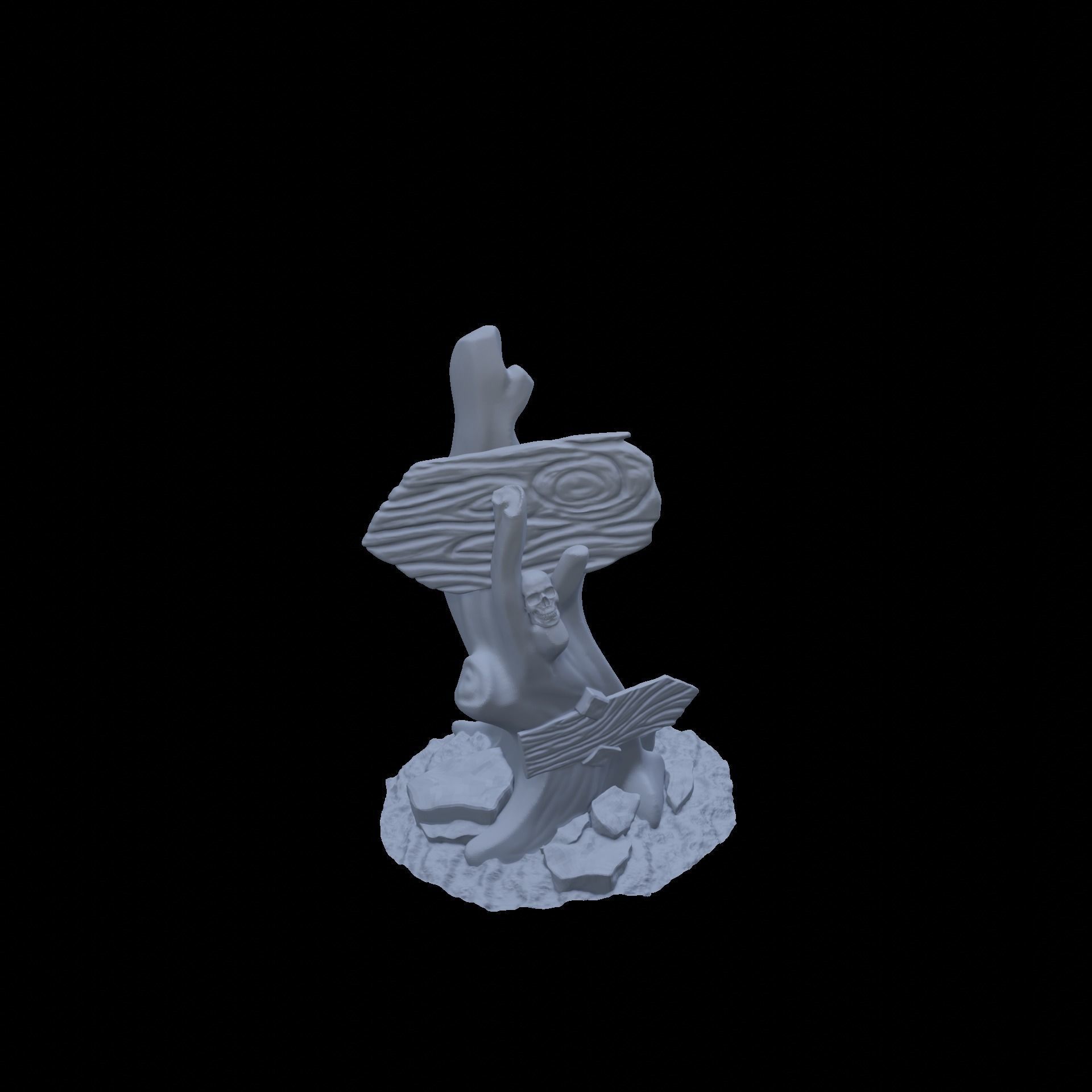 Dark Forest Crude Signs 3D model 3D printable | CGTrader