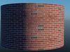 3D model Red Brick Material Tileable HD 16bit Height Map VR / AR / low ...