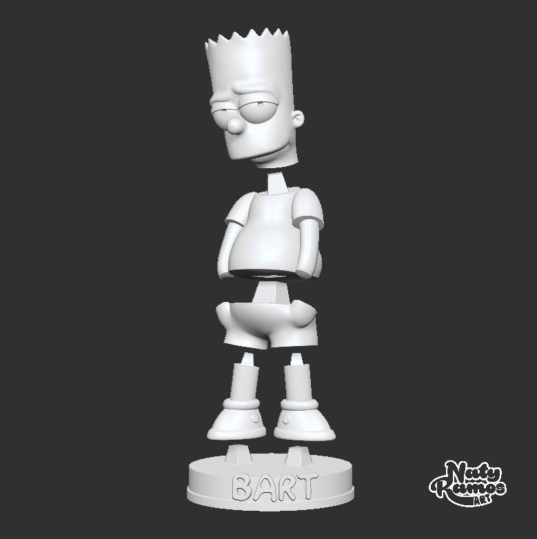 BART SIMPSON 3D model 3D printable | CGTrader