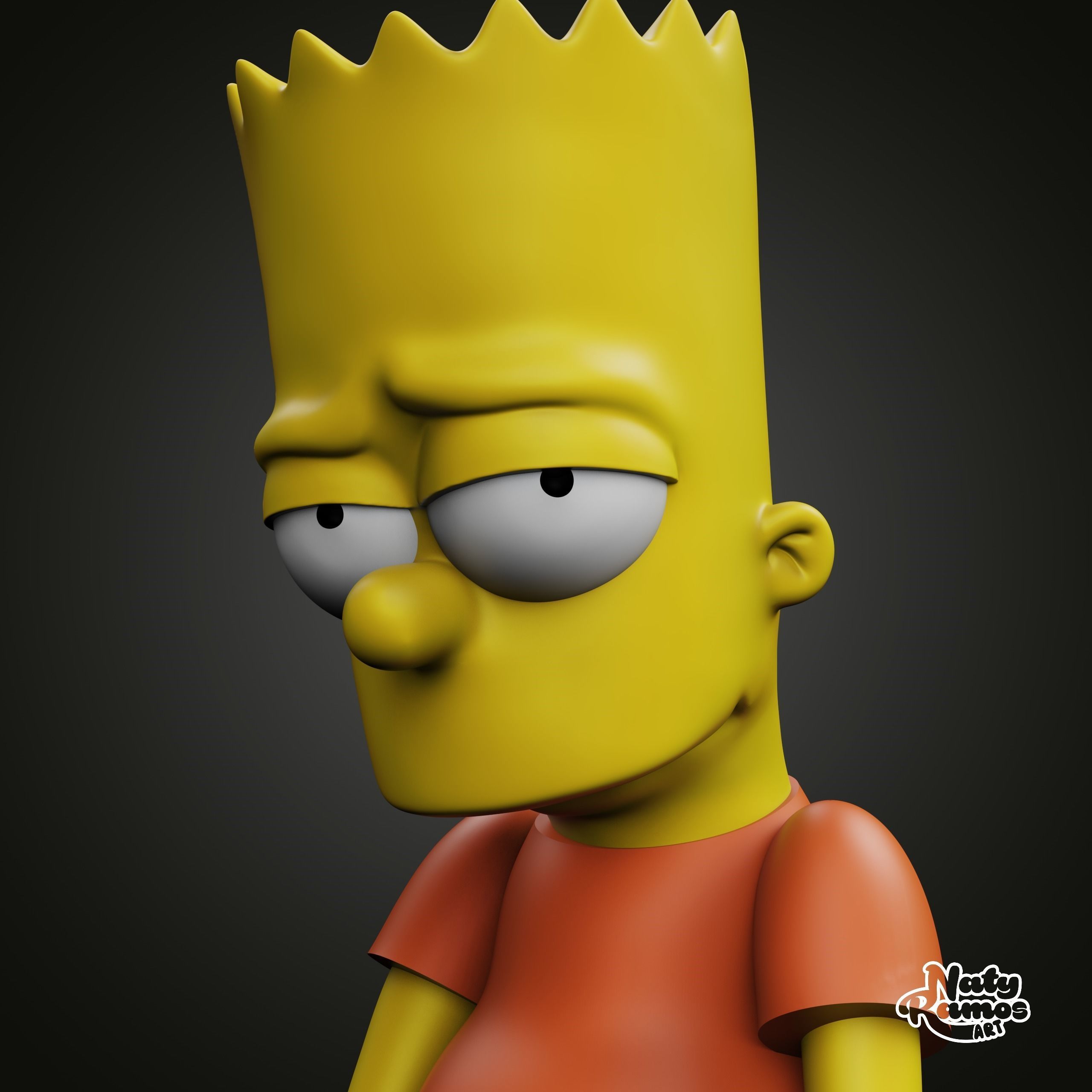 BART SIMPSON 3D model 3D printable | CGTrader
