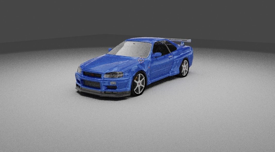 3D model Nissan skyline r34 gtr VR / AR / low-poly | CGTrader