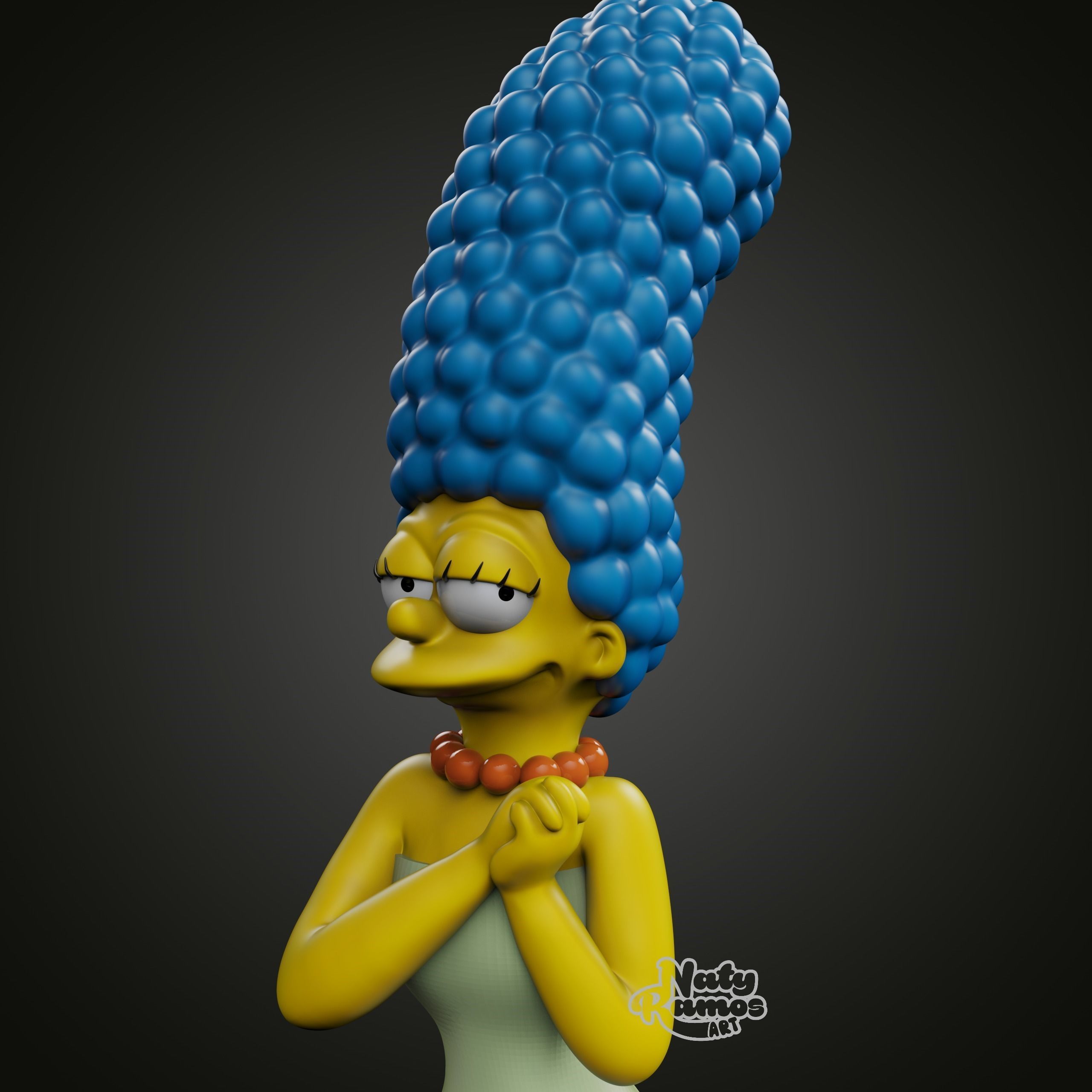 MARGE SIMPSON 3D model 3D printable | CGTrader