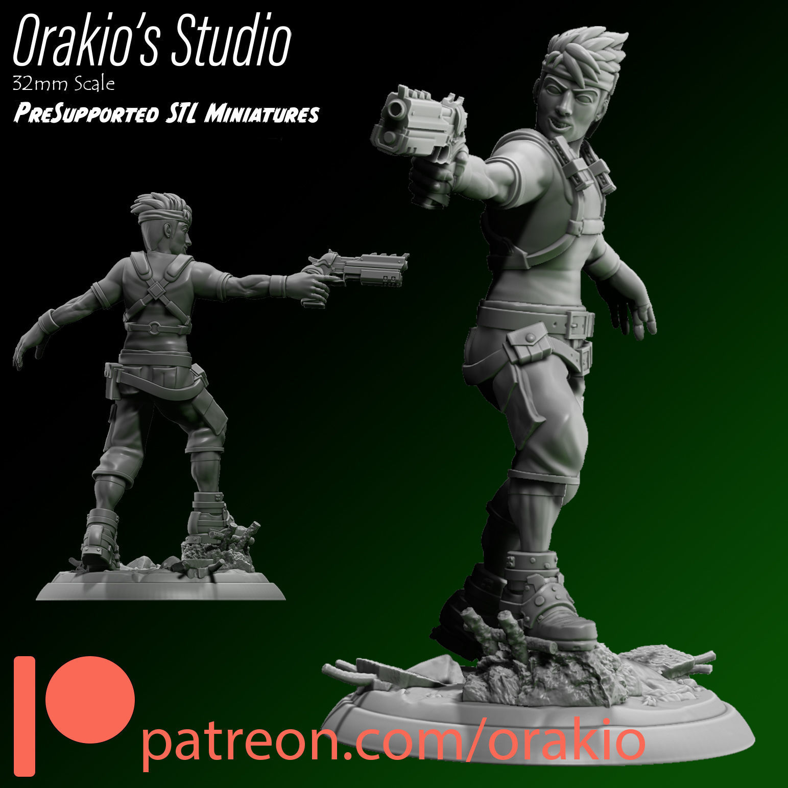 Bedge and Wiggs 3D model 3D printable | CGTrader