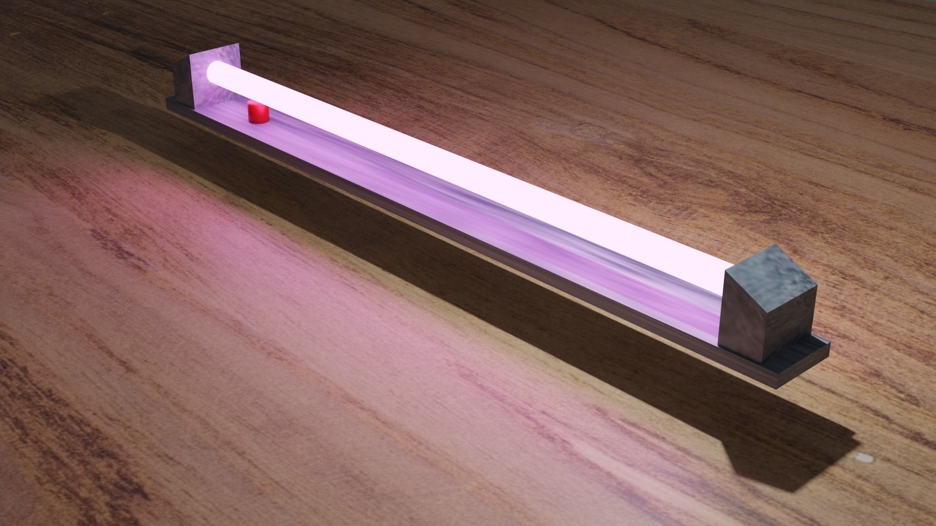 3D model Glowing Tubelight LED blender obj VR / AR / low-poly | CGTrader