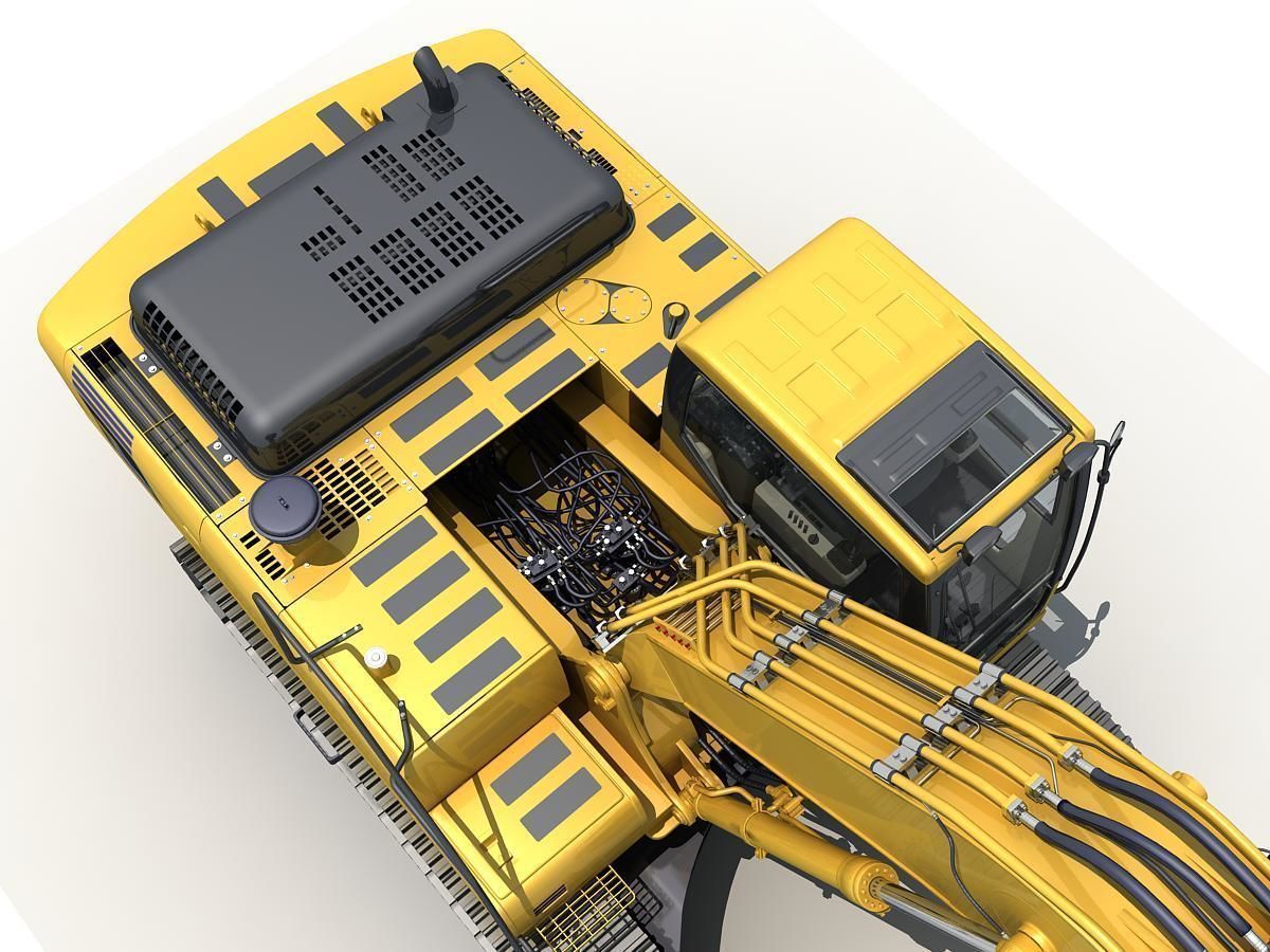 Komatsu Excavator PC300 3D model | CGTrader