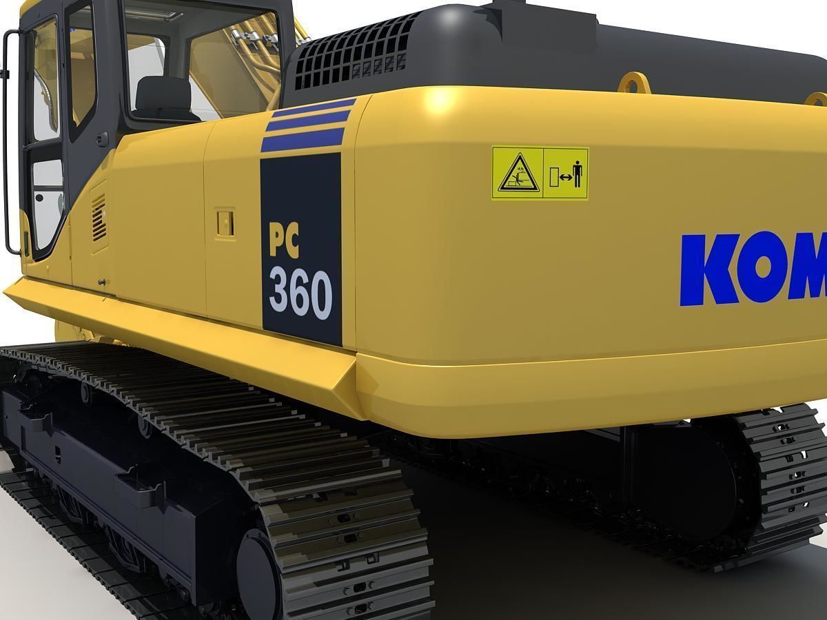 Komatsu Excavator PC360 3D model | CGTrader