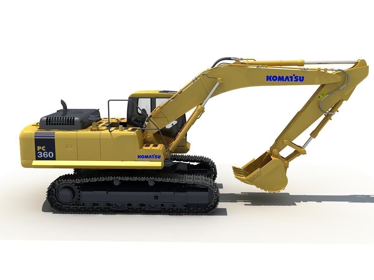 Komatsu Excavator PC360 3D model | CGTrader