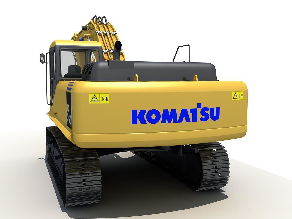 Komatsu Excavator PC360 3D model | CGTrader