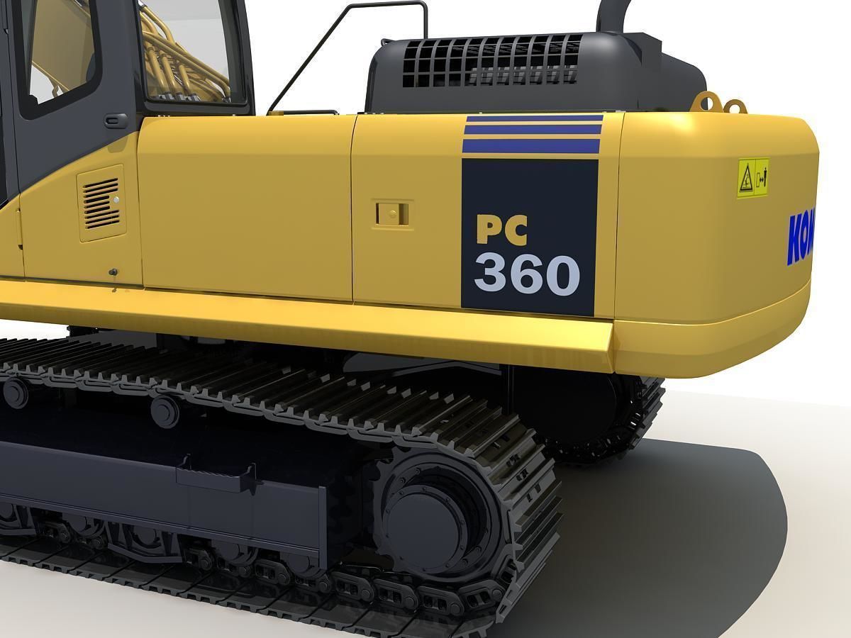 Komatsu Excavator PC360 3D model | CGTrader