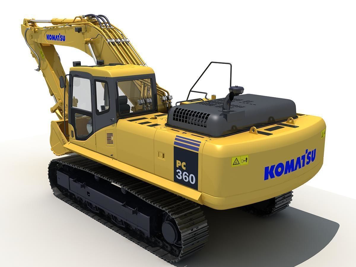 Komatsu Excavator PC360 3D model | CGTrader