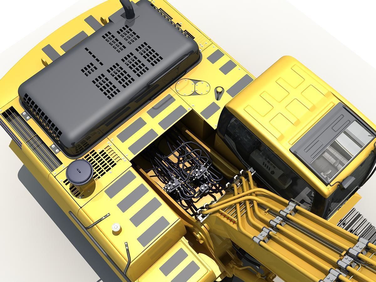 Komatsu Excavator PC360 3D model | CGTrader