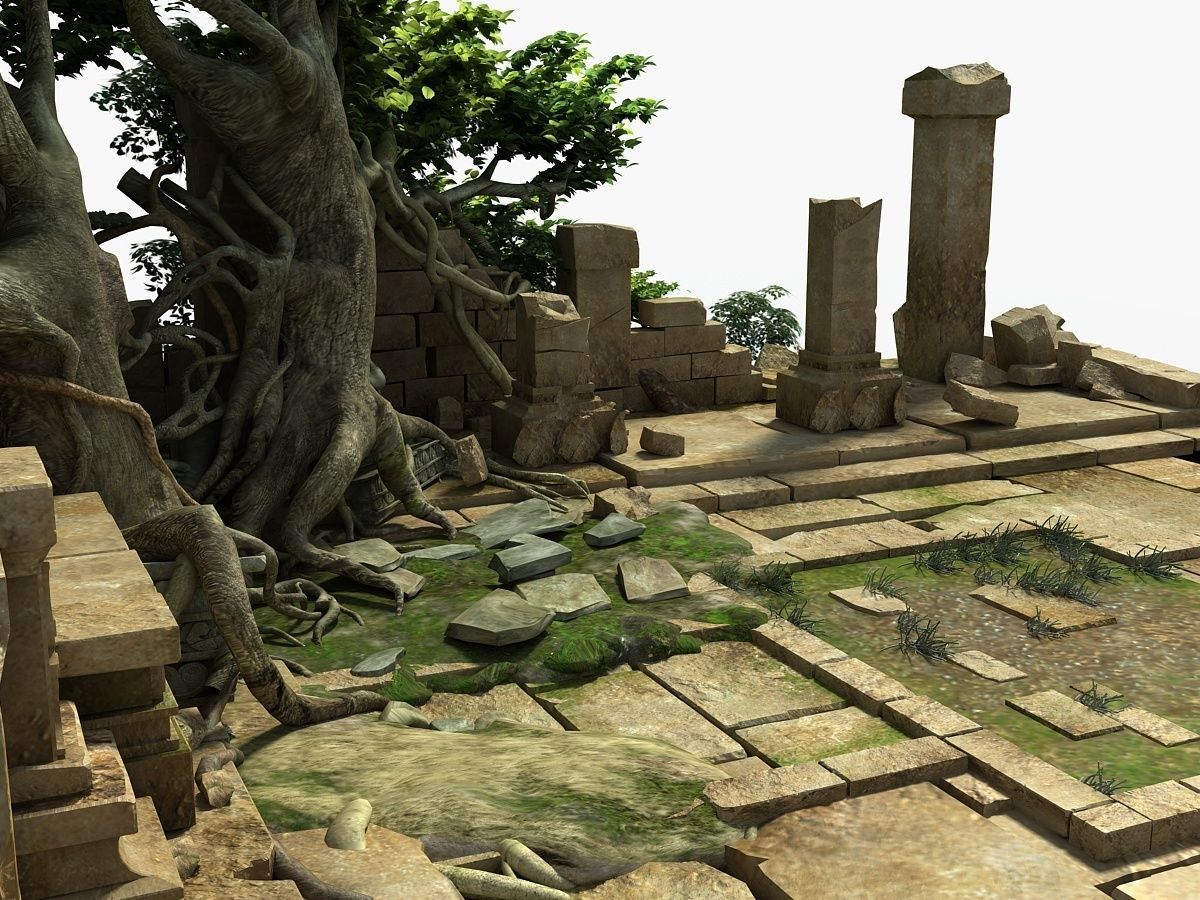 Temple Ruins 3D model | CGTrader
