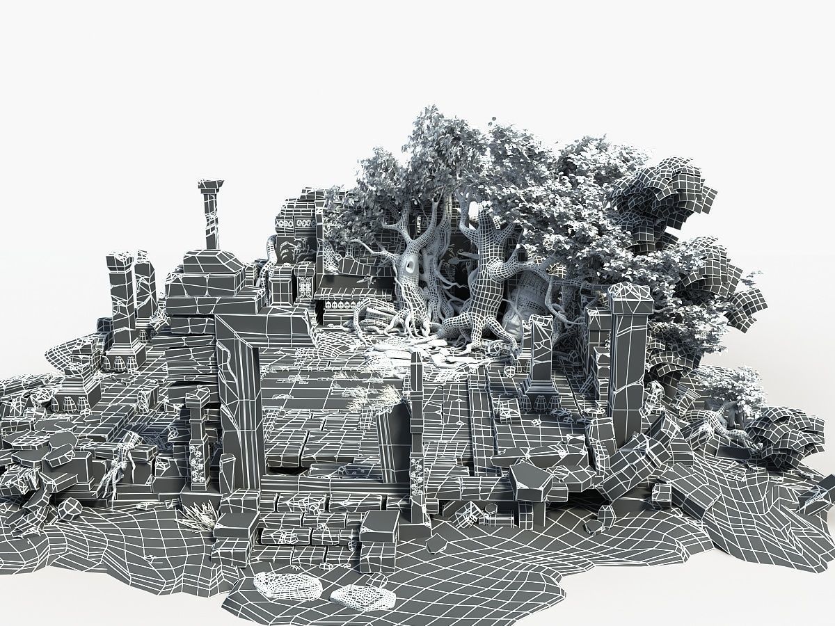 Temple Ruins 3D model | CGTrader