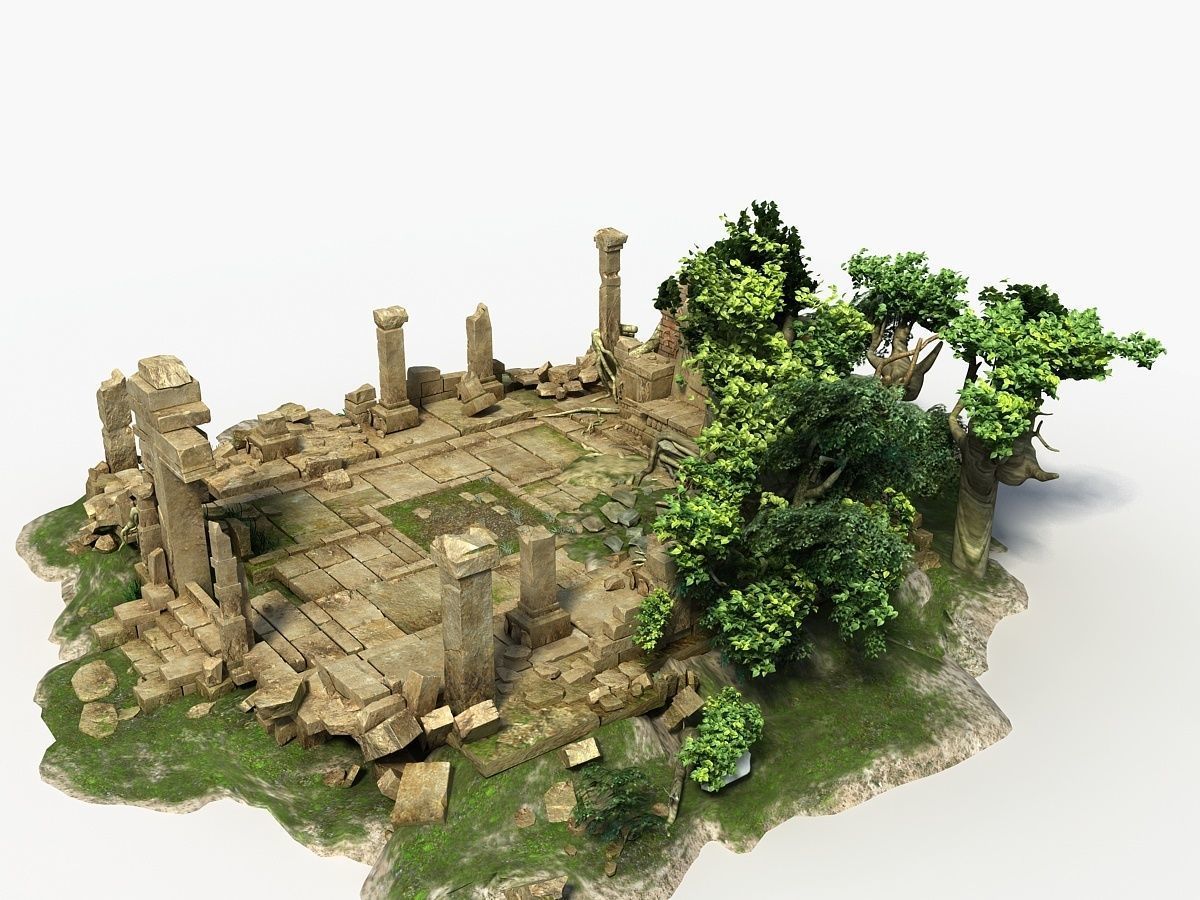 Temple Ruins 3D model | CGTrader
