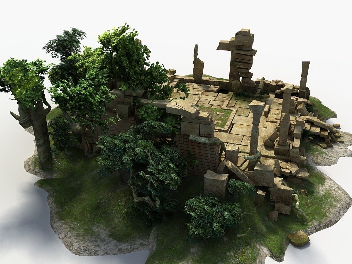 Temple Ruins 3D model | CGTrader
