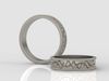Wedding rings 3d print model A46 free 3D model 3D printable | CGTrader