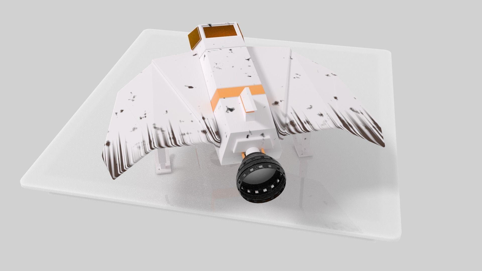 3D model B1-Ship paper fighter jet VR / AR / low-poly | CGTrader
