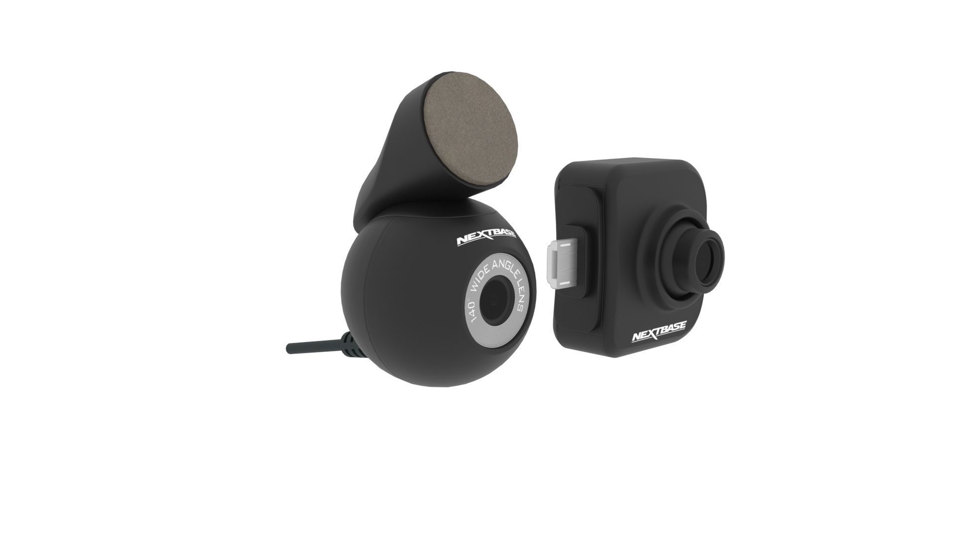 3D model Realistic Car Dash Cam model with attachments VR / AR / low ...