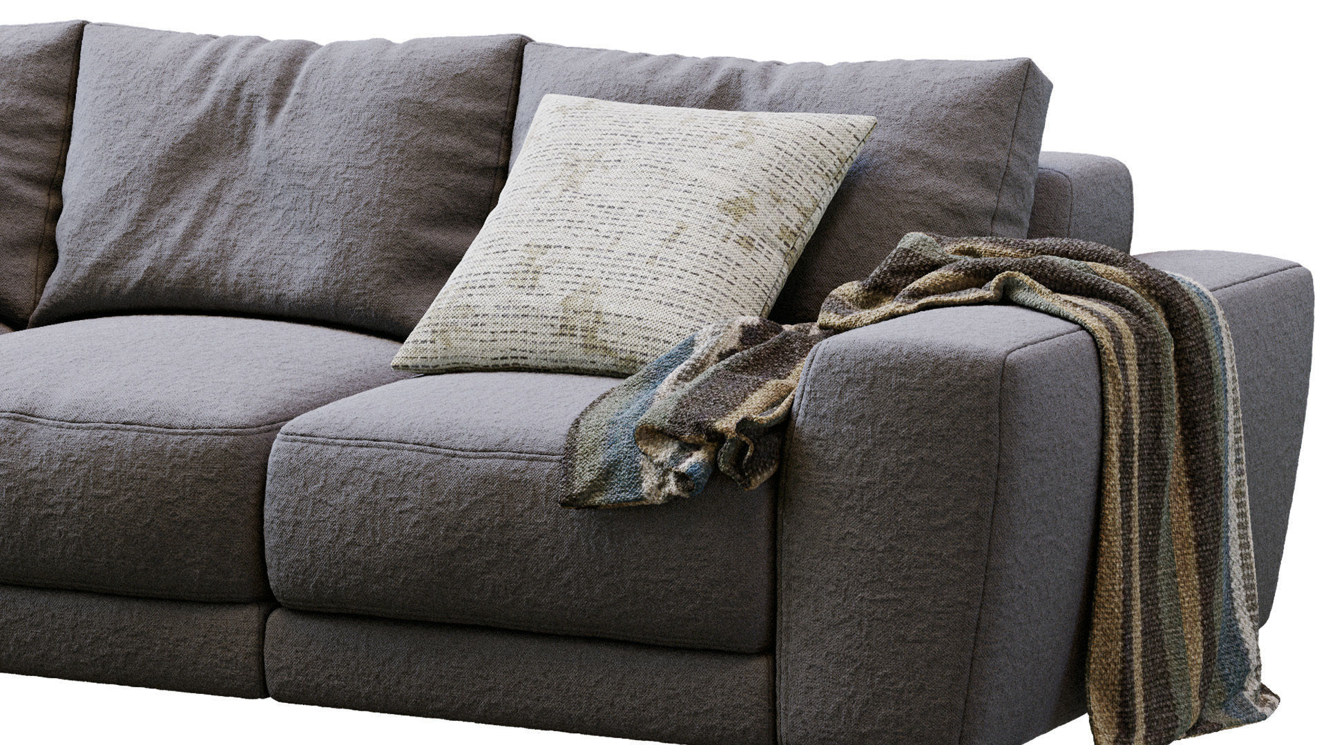 Pasha By Jesse 3 seater 3D model | CGTrader