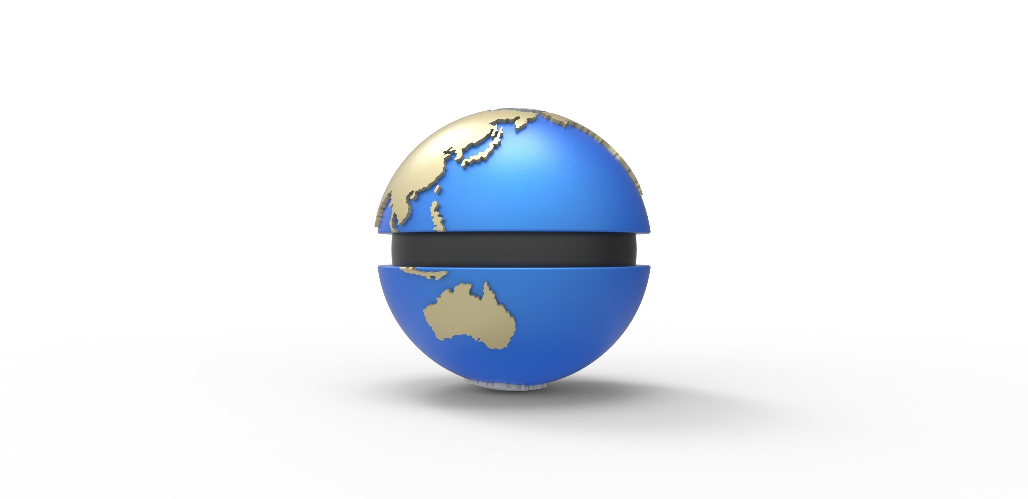 Earth orb 3D model 3D printable | CGTrader