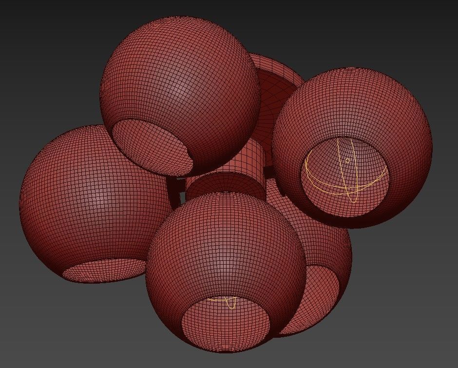 Staggered Glass 5 3D model | CGTrader