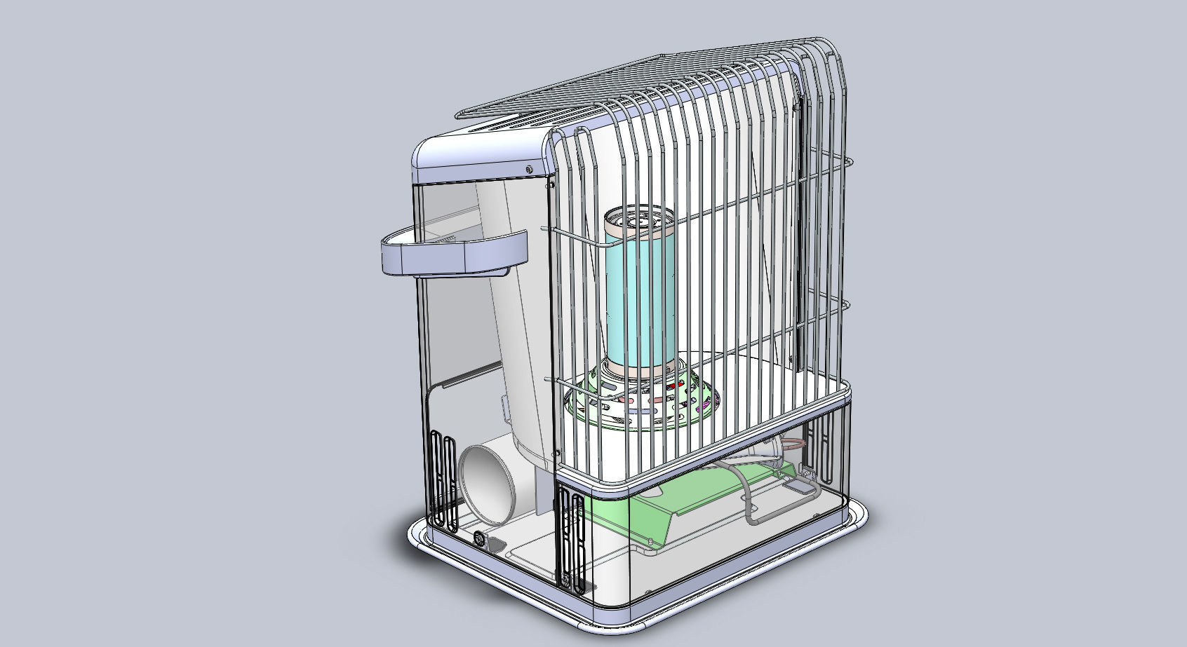 Portable gas heater 3D model | CGTrader