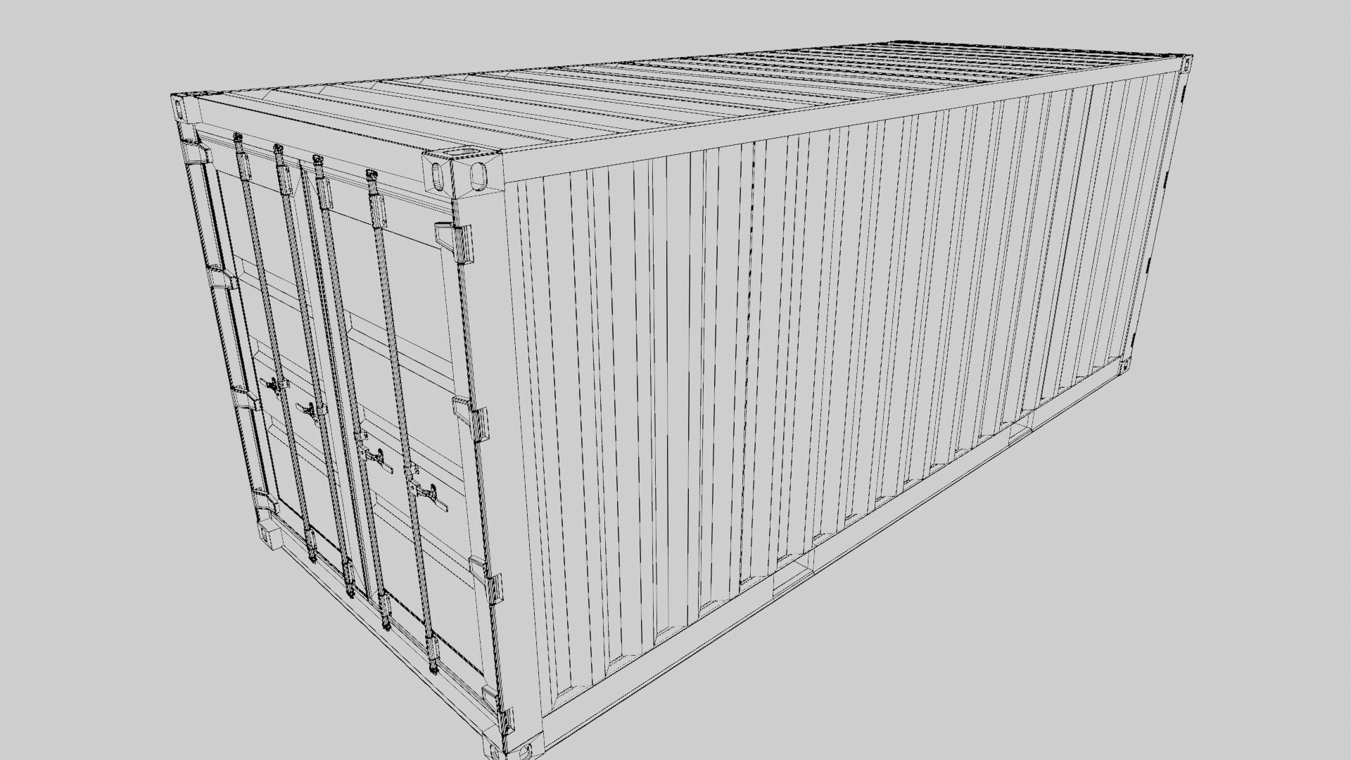 Shipping Container 3D model | CGTrader