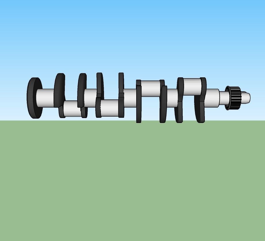 main engine attachment 3D model animated | CGTrader