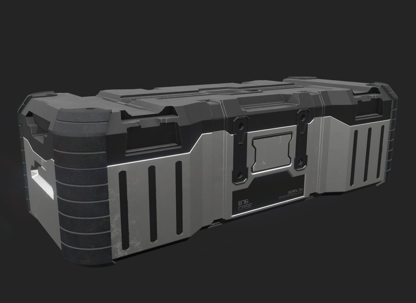 Sci Fi Crate AAA PBR Asset 3D model 3D model | CGTrader