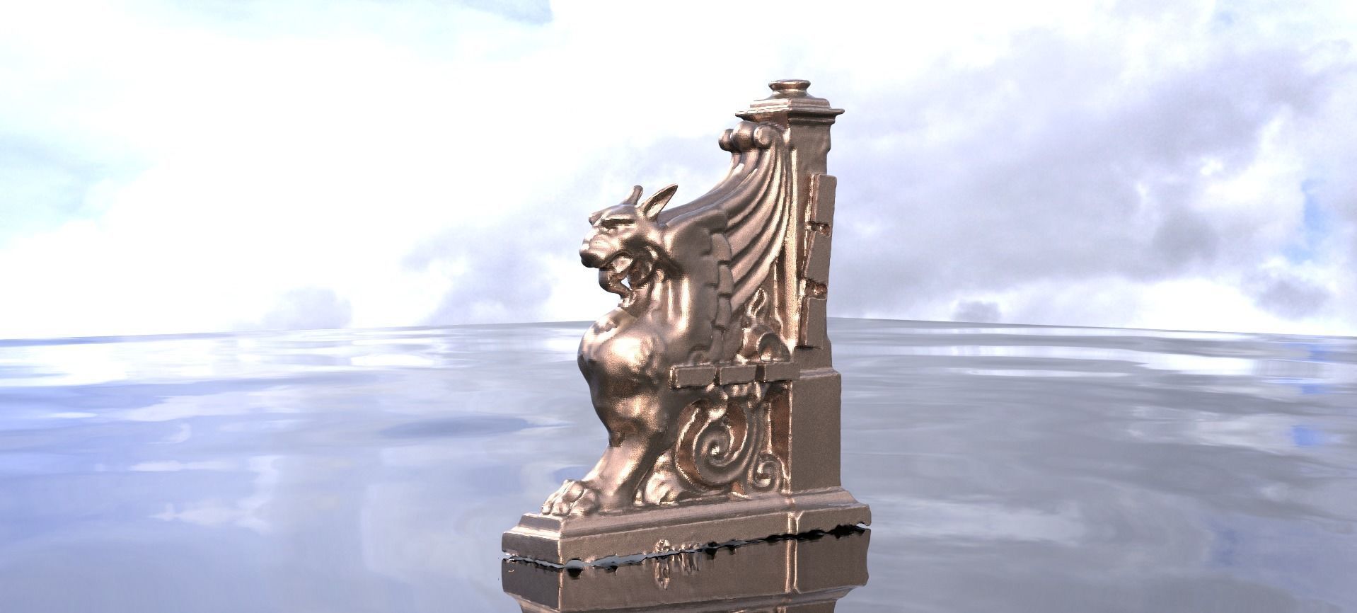 Dragon Stand 1 3D model | CGTrader