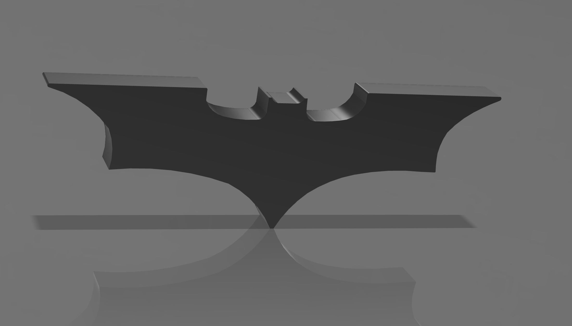 Batman Logo 3D Print 3D model 3D printable | CGTrader