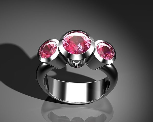 bazel ring free 3D model 3D printable | CGTrader