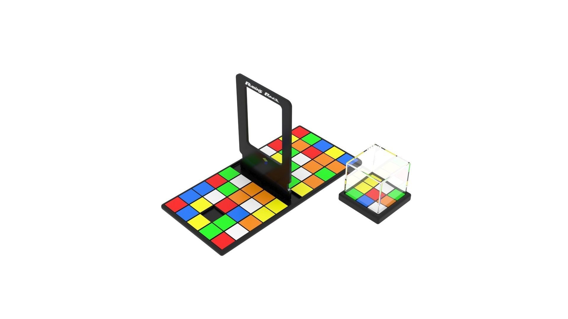 Rubiks Cube Racing Game 3D model | CGTrader