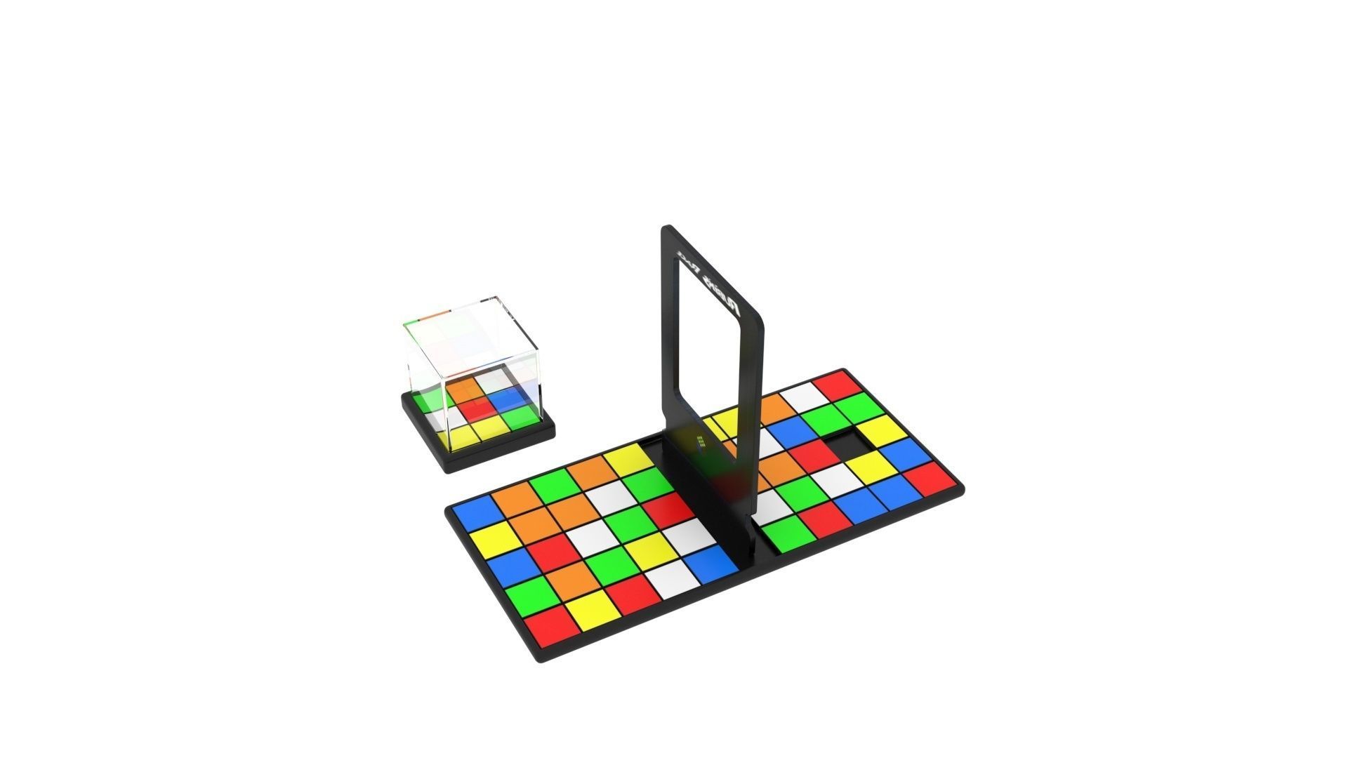 Rubiks Cube Racing Game 3D model | CGTrader