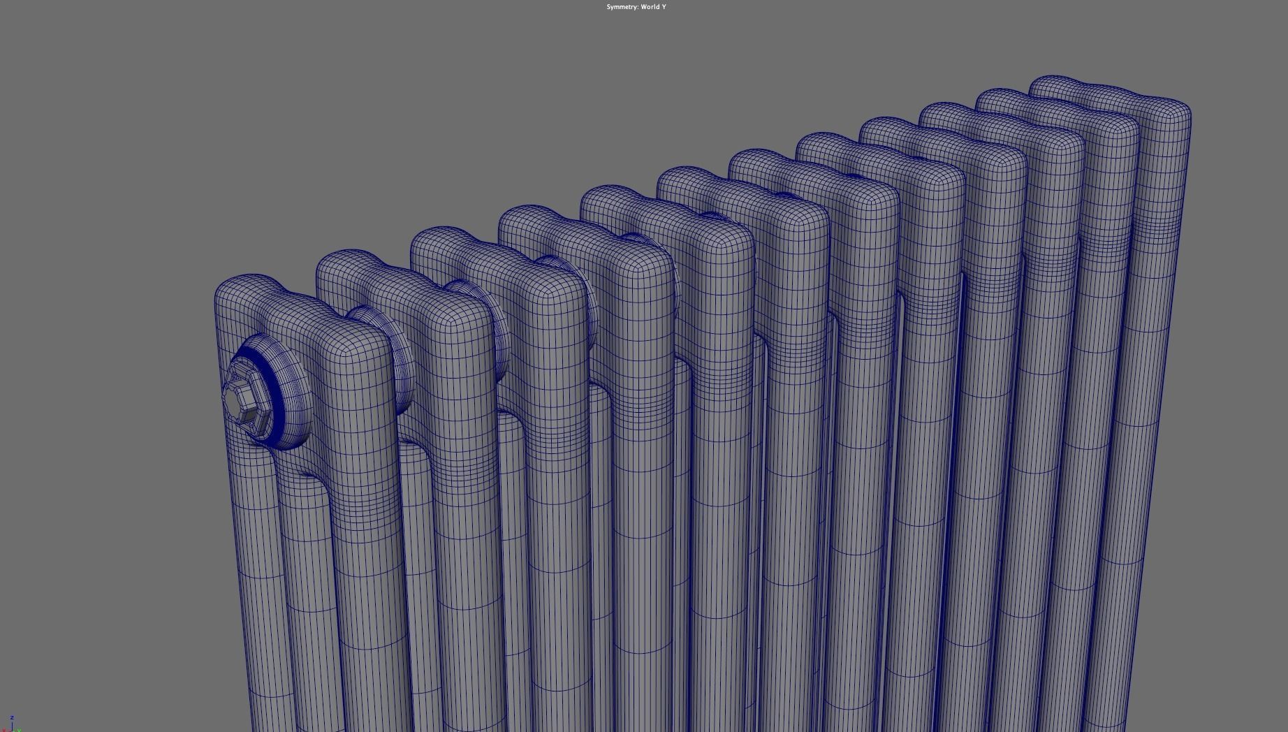 Radiator Tall free 3D model | CGTrader