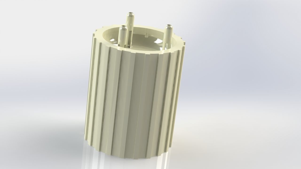 Flower pillar 3D model 3D printable | CGTrader