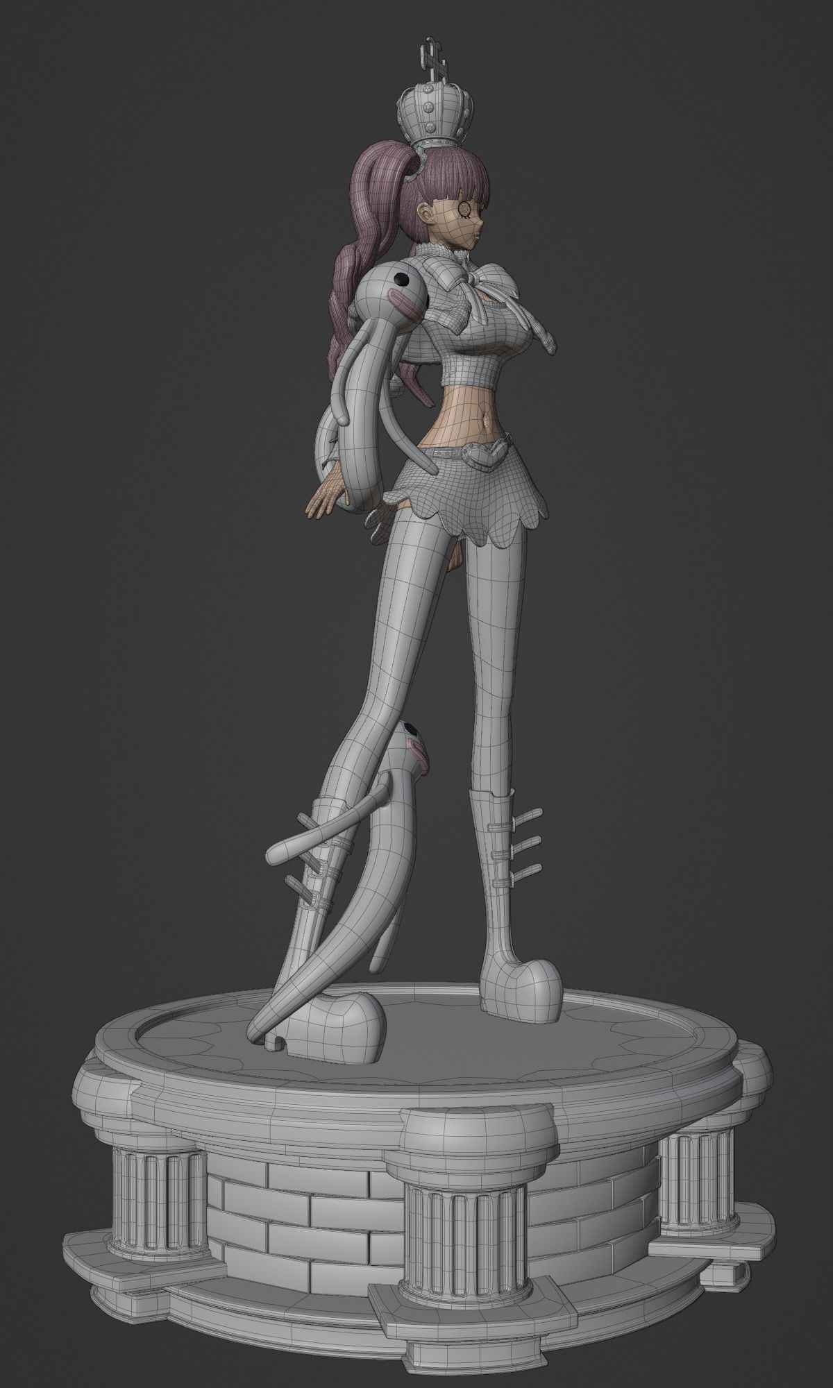 3D model ONE PIECE PERONA VR / AR / low-poly | CGTrader
