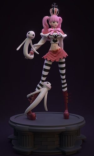 3D model ONE PIECE PERONA VR / AR / low-poly | CGTrader