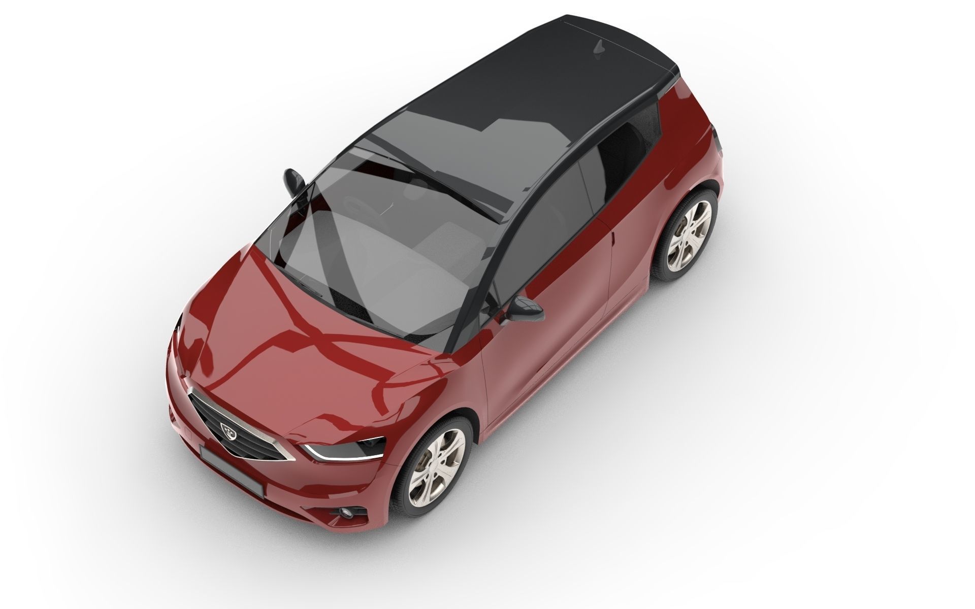 Gunsel B9 Electric Car 3D model | CGTrader